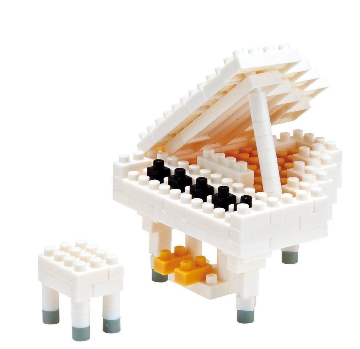 Nanoblock Grand Piano Set in White - Musical Instruments Series – The Chord