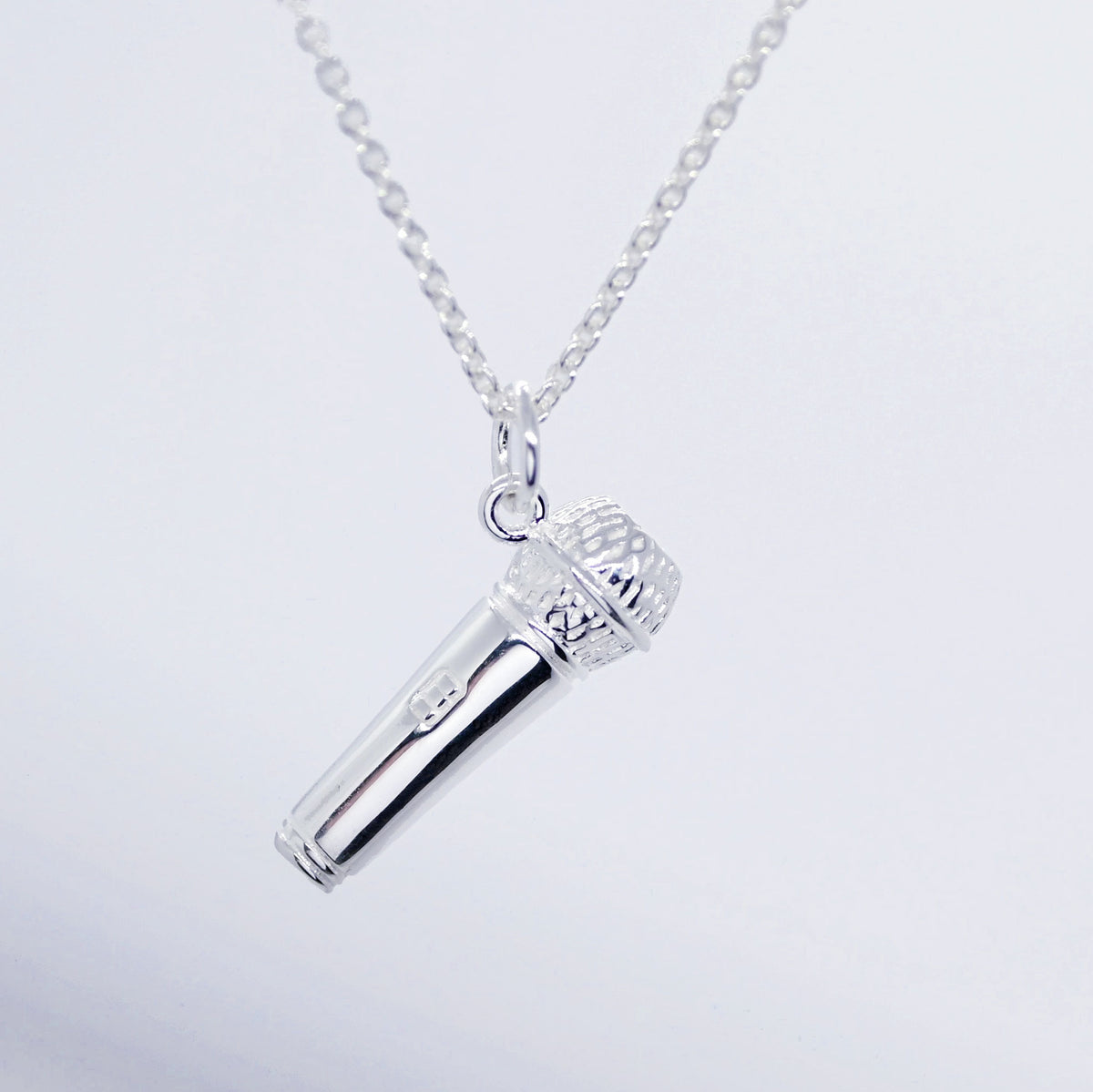 Silver Microphone Necklace – The Chord