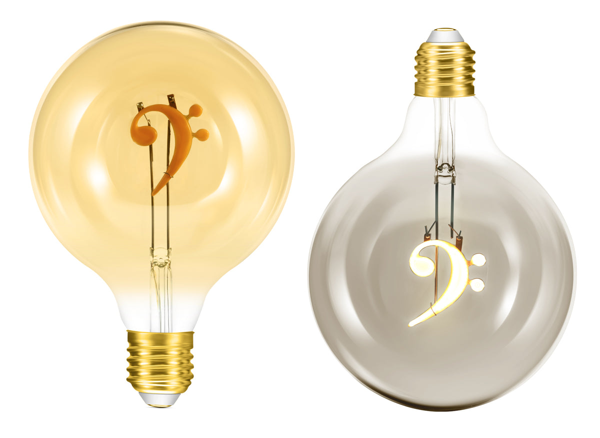 Bass Clef 4W Dimmable Globe LED Bulb ® – The Chord