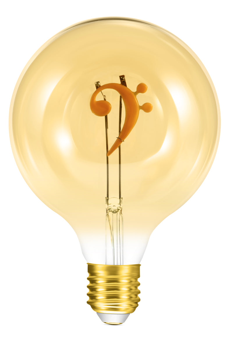 Bass Clef 4W Dimmable Globe LED Bulb ® – The Chord