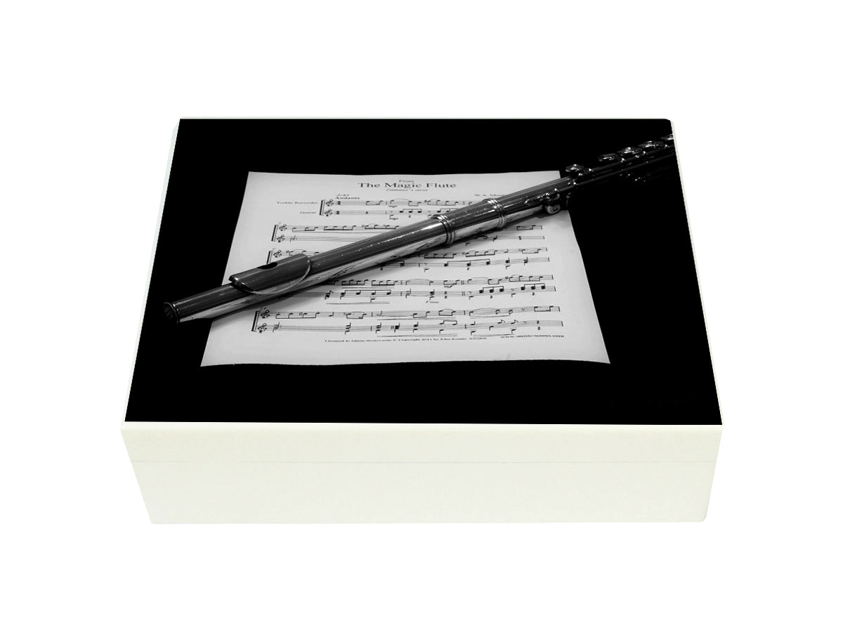 Flat Wooden A4 Flute Music File Box – The Chord