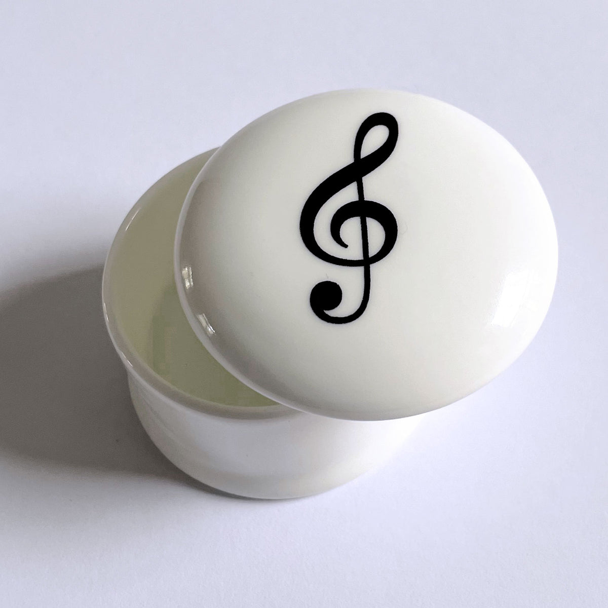 Treble Clef Design Bone China Ring / Cufflink Box in Small – The Chord