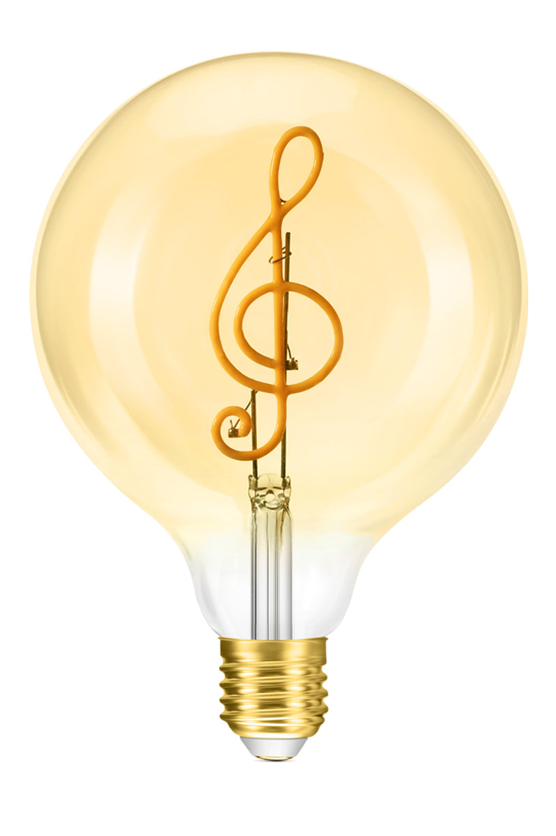 Treble Clef 4W Dimmable Globe LED Bulb – The Chord