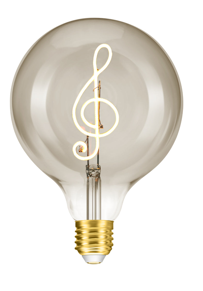 Treble Clef 4W Dimmable Globe LED Bulb – The Chord